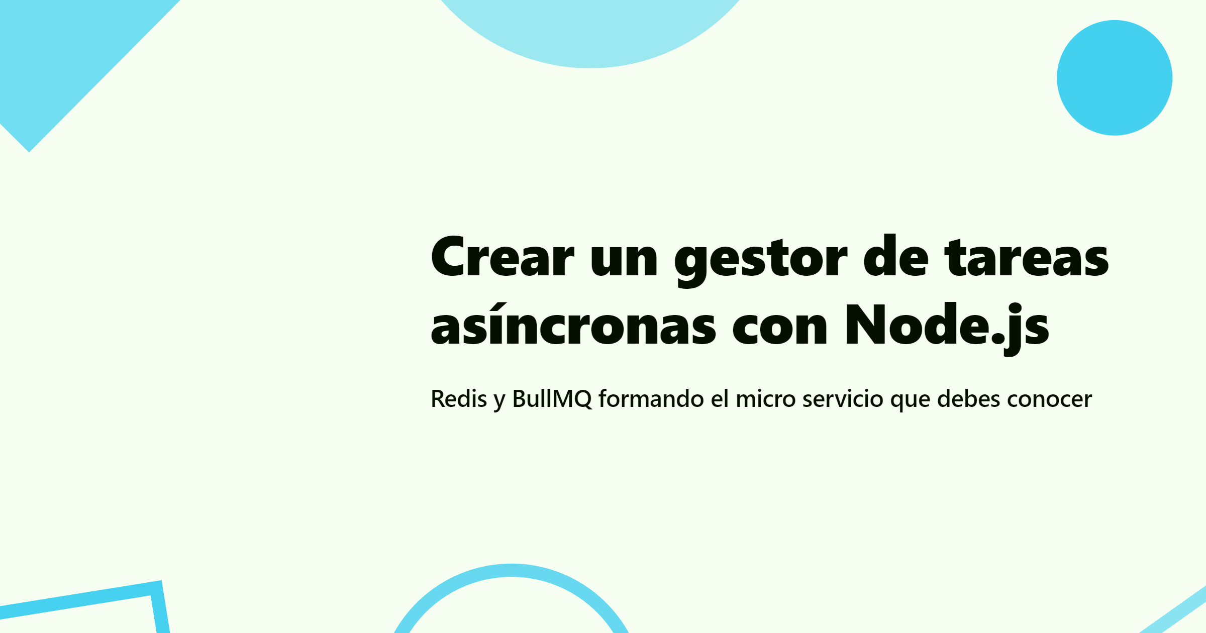 Cómo crear un gestor de tareas asíncronas con Node.js
